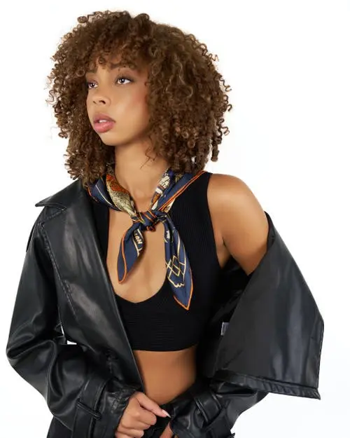 OLAH Shanghai Silk Square Scarf 26