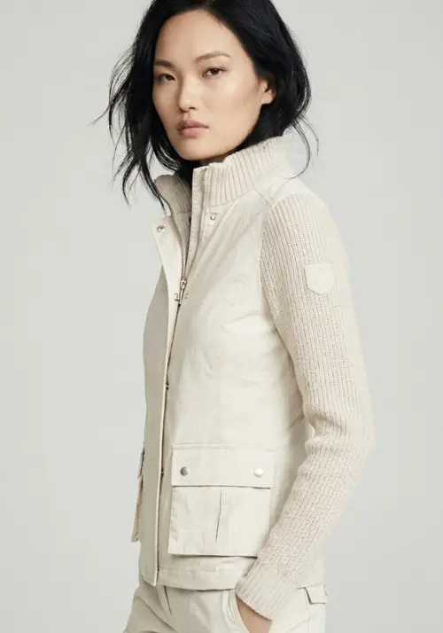 Anatomie Sweater Kenya Performance Cotton Safari Jacket