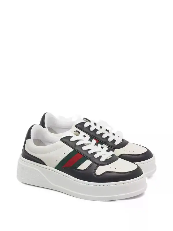 Gucci Chunky B Leather Sneakers