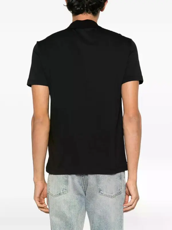 Gucci Web-stripe Logo-print Polo Shirt