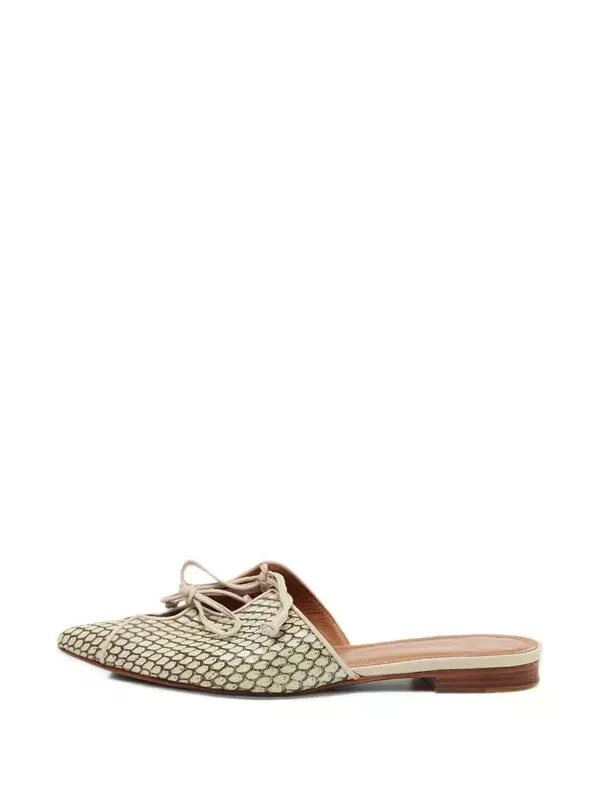 MALONE SOULIERS Victoria Elaphe Leather Mules