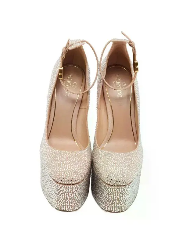Valentino Garavani Tan-go Crystal-embellished Platform Pumps