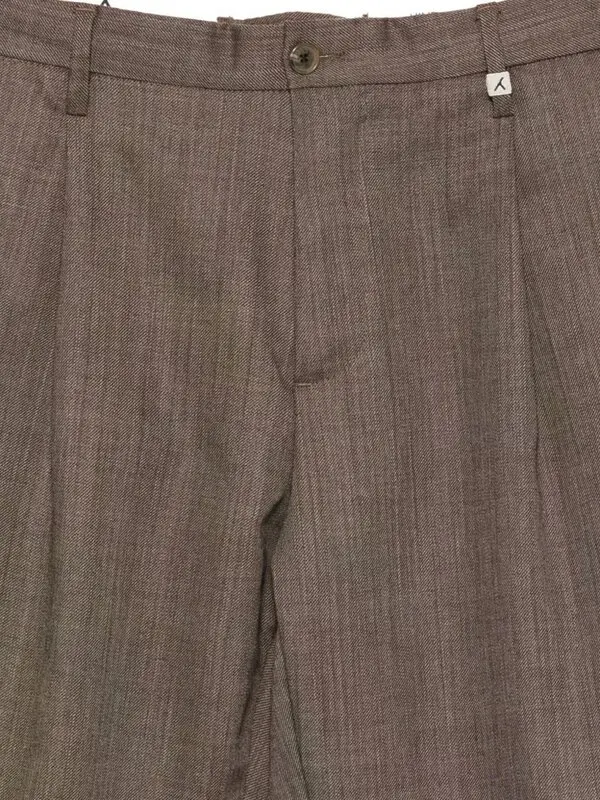 MYTHS Pleated Virgin Wool Trousers