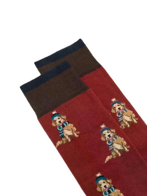 IN THE BOX Dog-pattern Socks