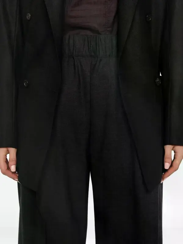 SEMICOUTURE Elasticated-waistband Straight-leg Trousers