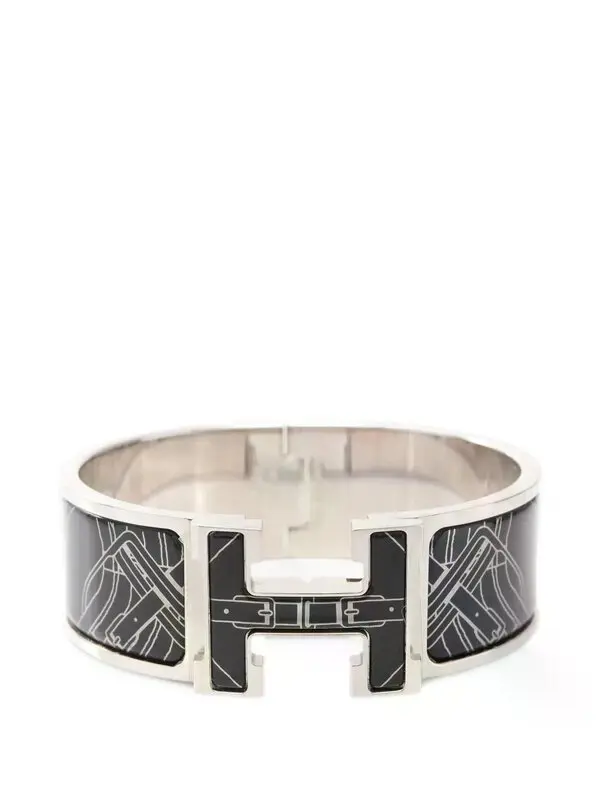Hermès 2020s Clic Clac H Enamel Bracelet