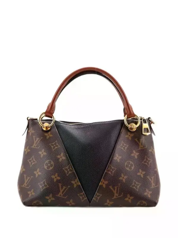 LOUIS VUITTON V Monogram Canvas And Leather Bb Tote Bag