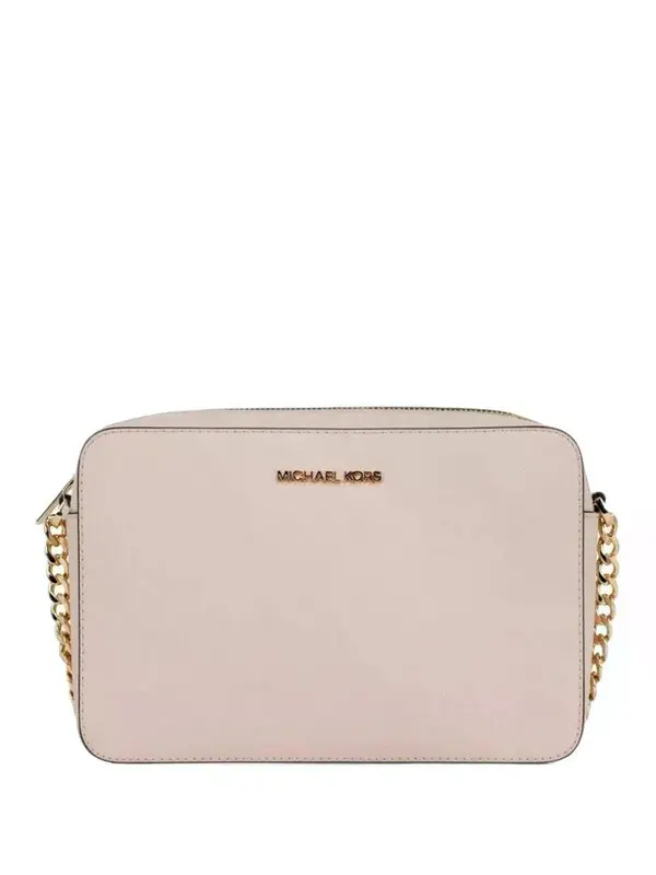 Michael Kors Large Jet Set Leather Crossbody Bag