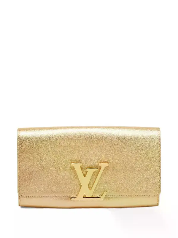LOUIS VUITTON 2013 Large Louise Leather Clutch Bag
