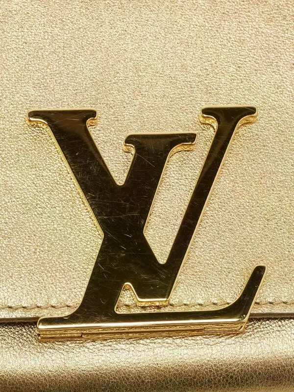 LOUIS VUITTON 2013 Large Louise Leather Clutch Bag
