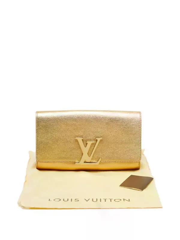 LOUIS VUITTON 2013 Large Louise Leather Clutch Bag