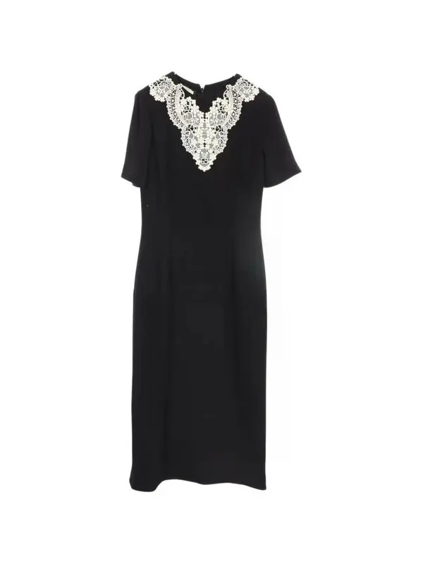 Gucci 2010s Lace-detail Midi Dress