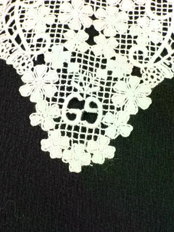 Gucci 2010s Lace-detail Midi Dress