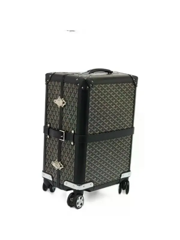 Goyard 2021 Bourget Goyardine Trolley Case