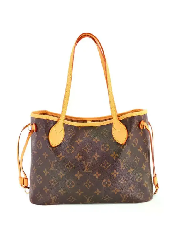 LOUIS VUITTON Neverfull Monogram Canvas Pm Tote Bag - Brown