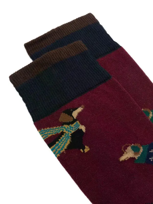 IN THE BOX Dog Bassoto Ribbed-trim Socks