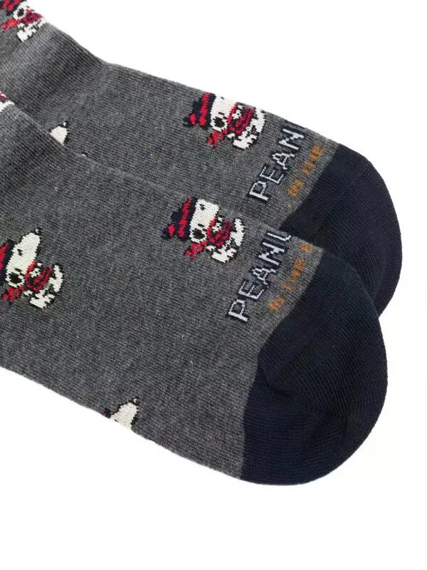 IN THE BOX Peanuts-intarsia Cotton Socks