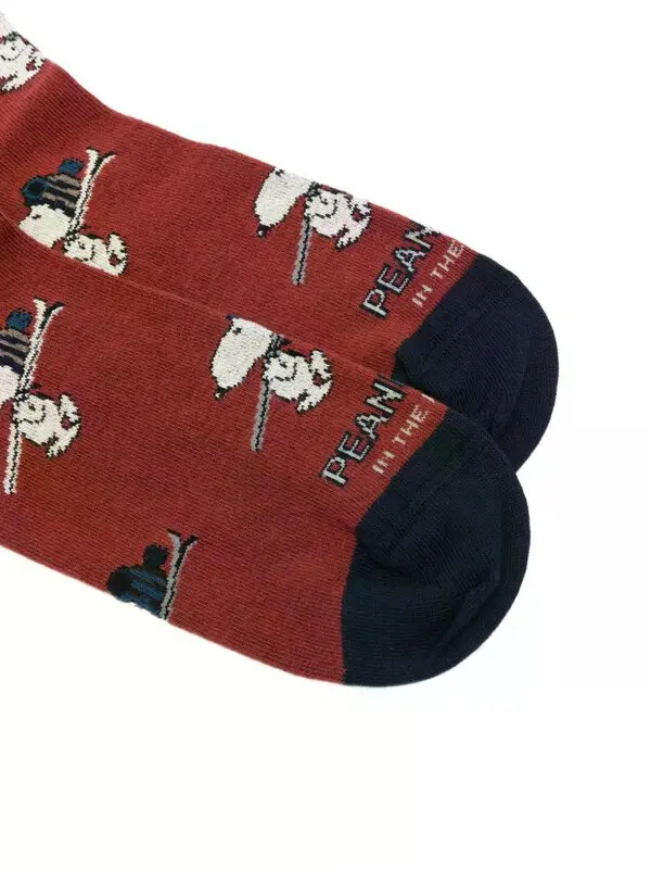 IN THE BOX Snoopy-print Cotton Socks