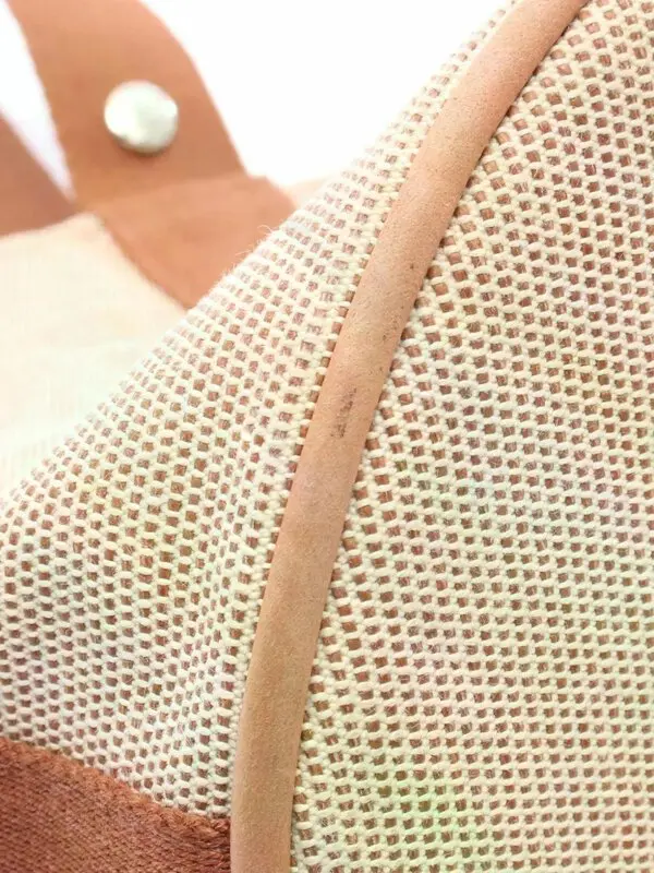 Hermès 2000s Mm Saxo Toile H Handbag - Neutrals