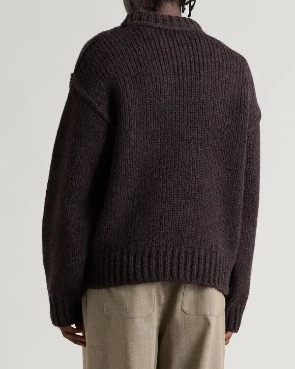 Our Legacy Bear Mega Alpaca Wool Mock Roundneck