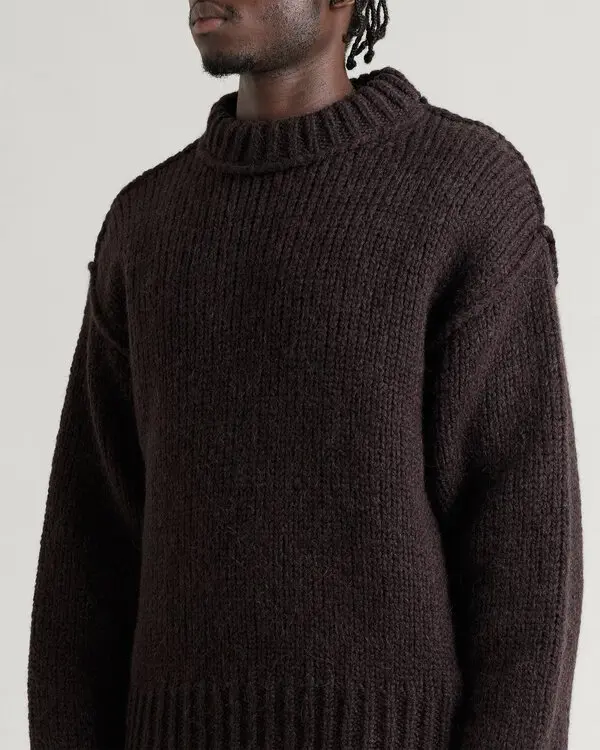 Our Legacy Bear Mega Alpaca Wool Mock Roundneck