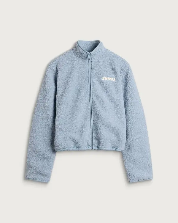 SKIMS Teddy Boxy Zip Up Jacket