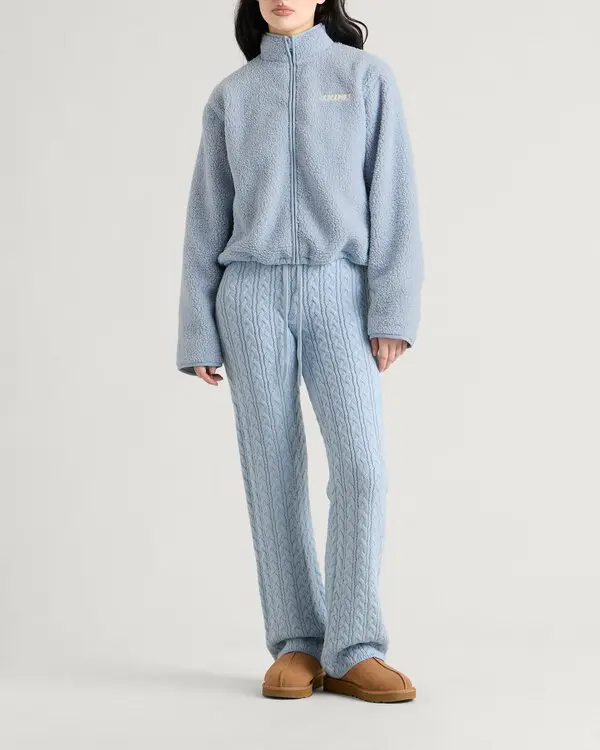 SKIMS Teddy Boxy Zip Up Jacket
