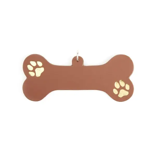ROYCE NEW YORK Dog Bone Christmas Tree Ornament - Tan