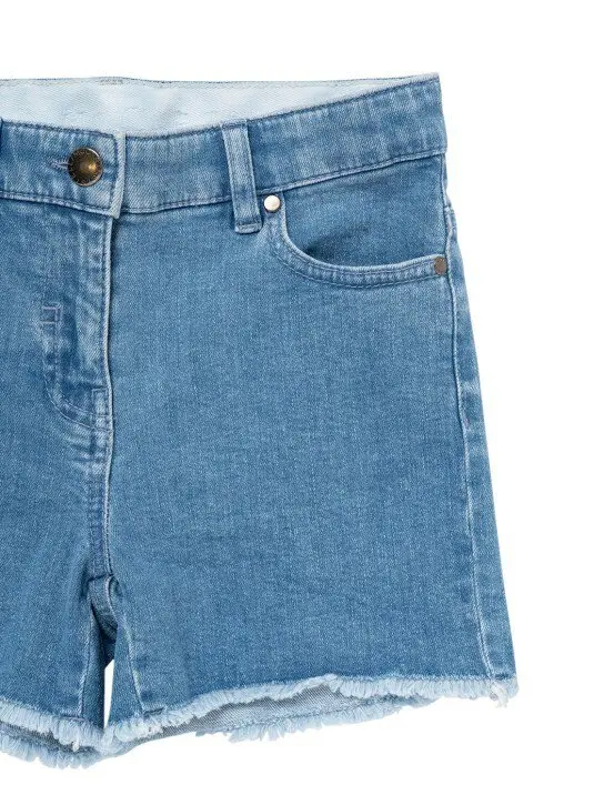 Stella McCartney Cotton Denim Shorts