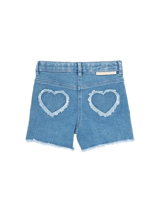Stella McCartney Cotton Denim Shorts
