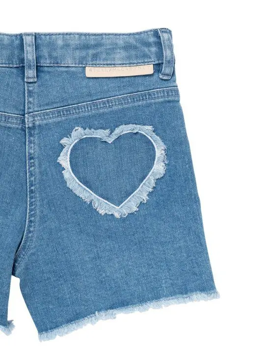 Stella McCartney Cotton Denim Shorts