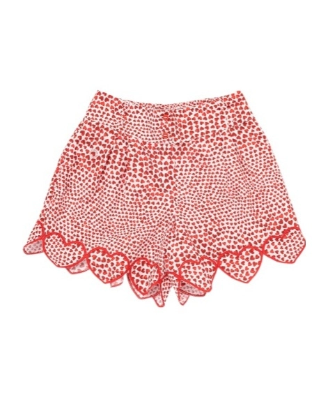 Stella McCartney Cotton Voile Aop Shorts - Pink