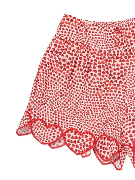 Stella McCartney Cotton Voile Aop Shorts