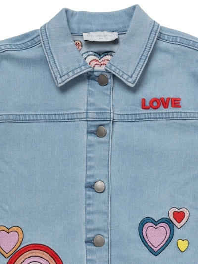 Stella McCartney Logo Denim Coat