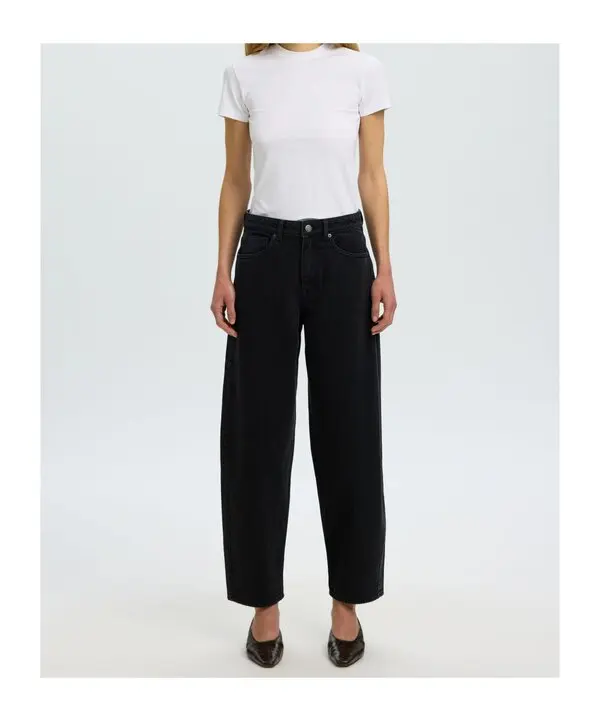 SELECTED High-waisted Straight-leg Jeans
