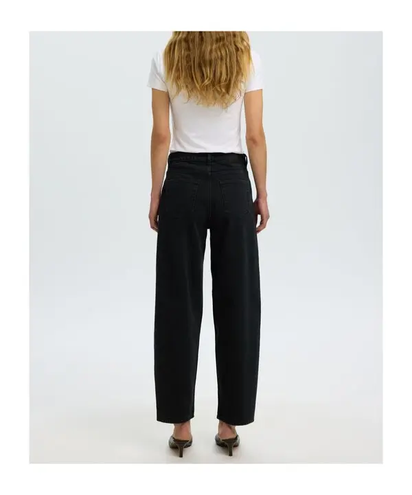 SELECTED High-waisted Straight-leg Jeans