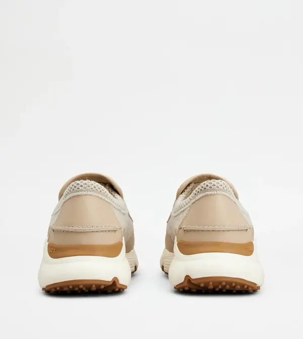 TOD'S Sporty Loafers In Fabric And Leather