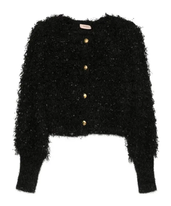 TWINSET Logo Knitwear - Black