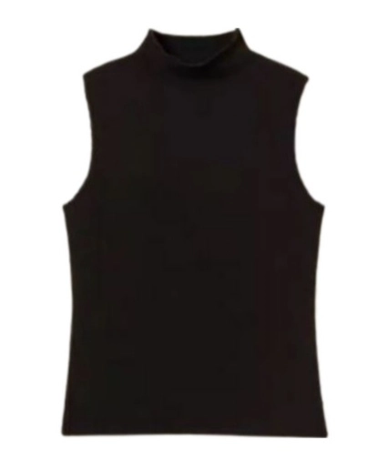 TWINSET Sleeveless Turtleneck Knit Top