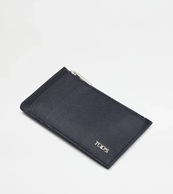 TOD'S Zipped Card Holder In Leather