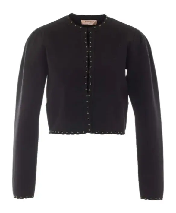 TWINSET Logo Knitwear - Black