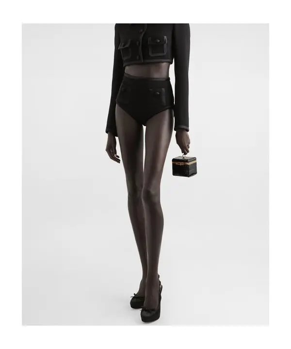 Dolce & Gabbana Satin-trimmed Mini Shorts