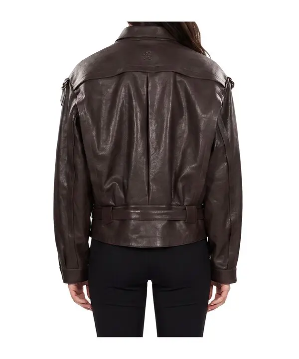 Magda Butrym Long-sleeved Belted Jacket