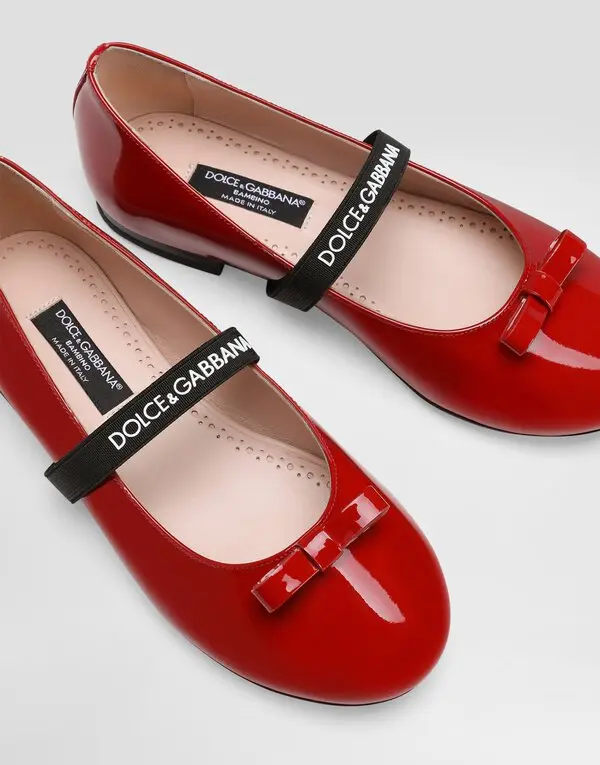 Dolce & Gabbana Patent Leather Ballet Flats