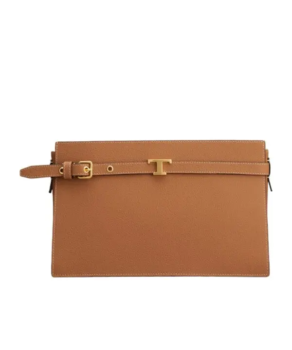 TOD'S Pouch In Leather - Brown