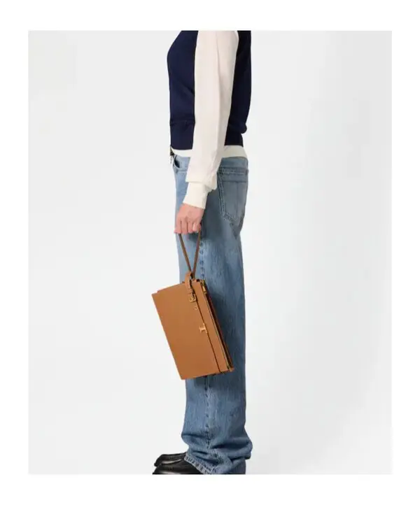TOD'S Pouch In Leather - Brown