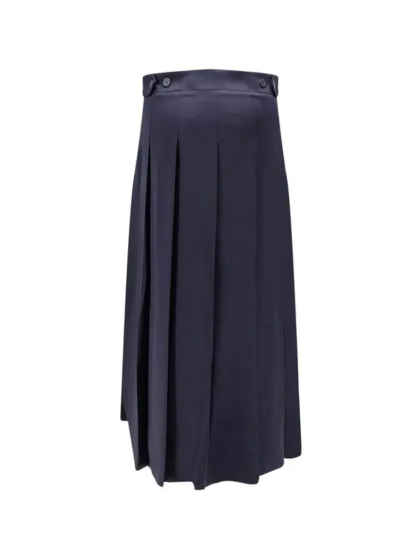 SEMICOUTURE Button Detail Pleated Skirt