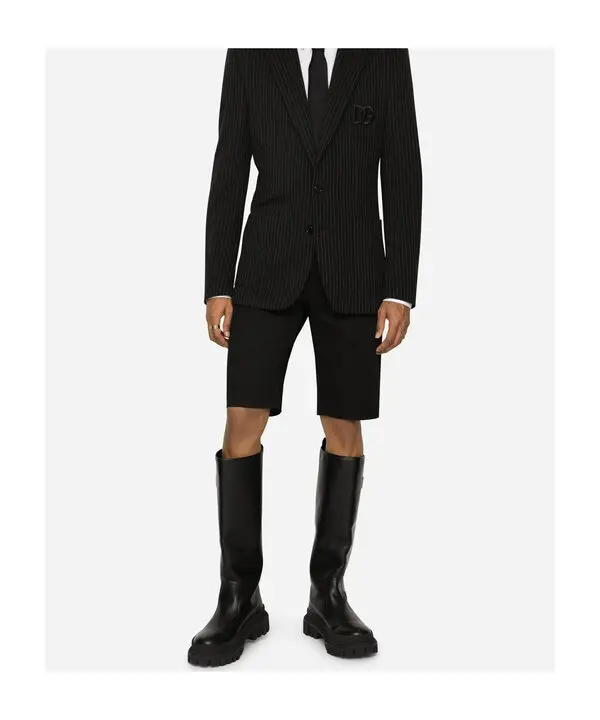 Dolce & Gabbana Logo-patch Bermuda Shorts