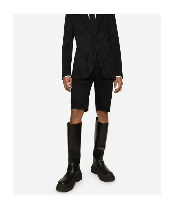 Dolce & Gabbana Logo-patch Bermuda Shorts