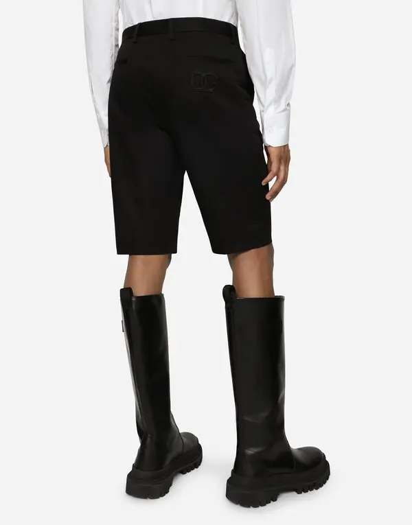 Dolce & Gabbana Logo-patch Bermuda Shorts